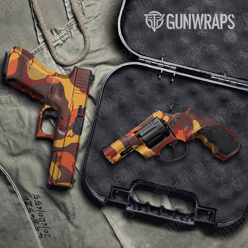 Handgun Ragged Gun Skin Vinyl Wrap | GunWraps – GunWraps.com