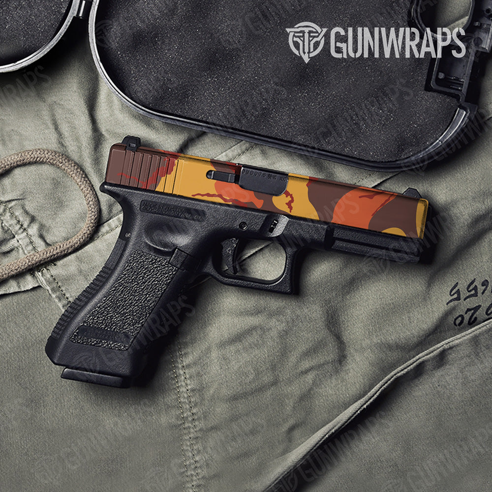 Pistol Slide Ragged Gun Skin Vinyl Wrap | GunWraps – GunWraps.com