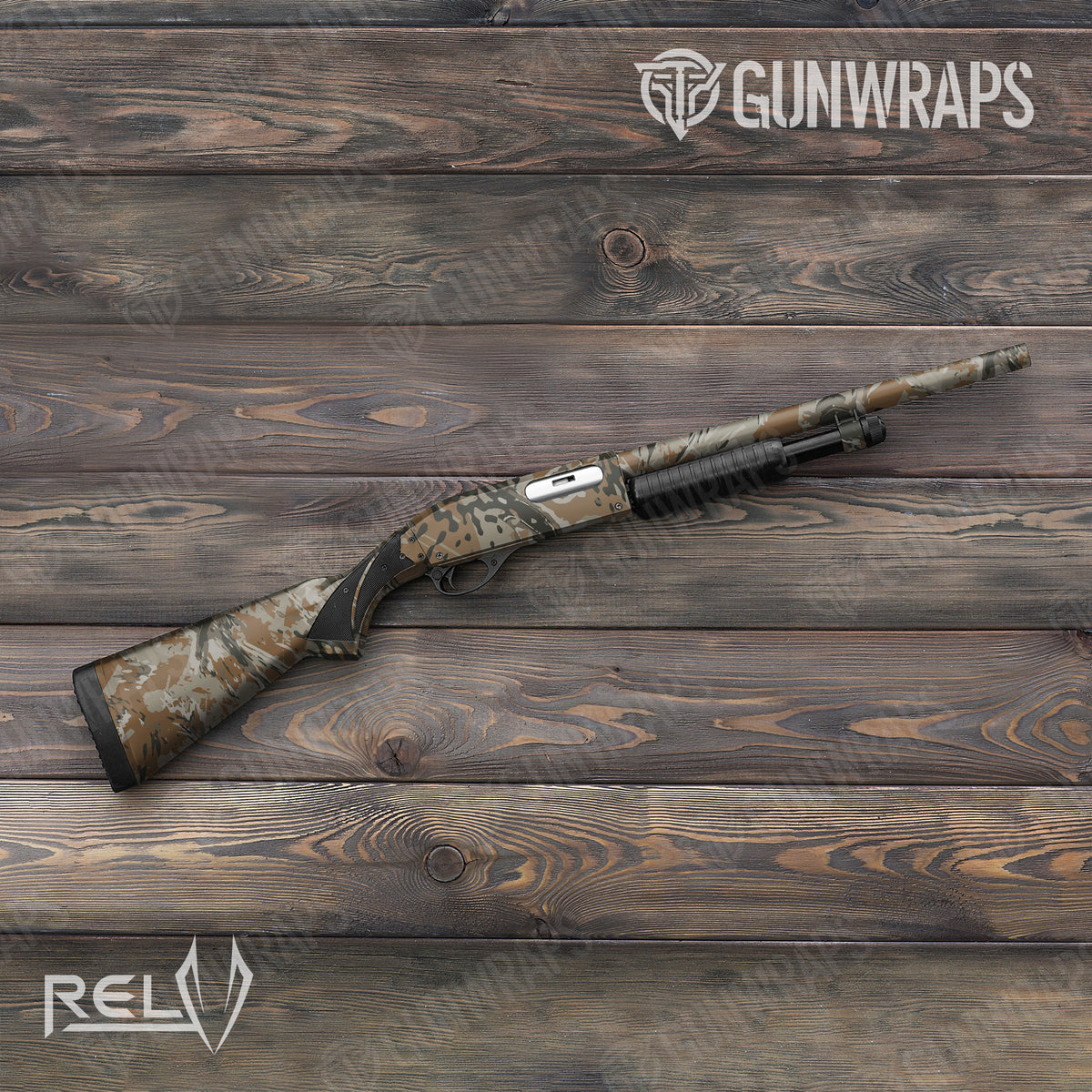 Shotgun RELV Gun Skin Vinyl Wrap | GunWraps – GunWraps.com