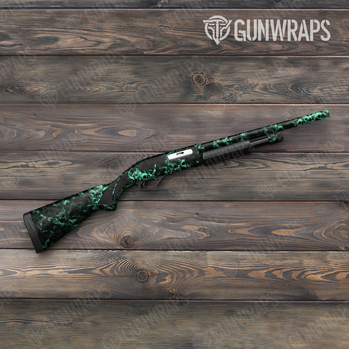 Shotgun Skull Gun Skin Vinyl Wrap | GunWraps – GunWraps.com