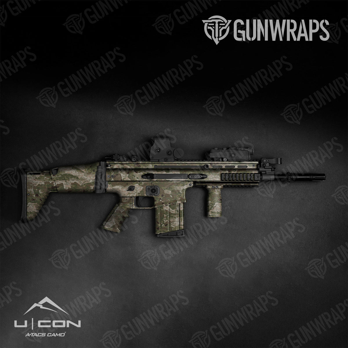 Tactical A-TACS U|CON Gun Skin Vinyl Wrap | GunWraps – GunWraps.com