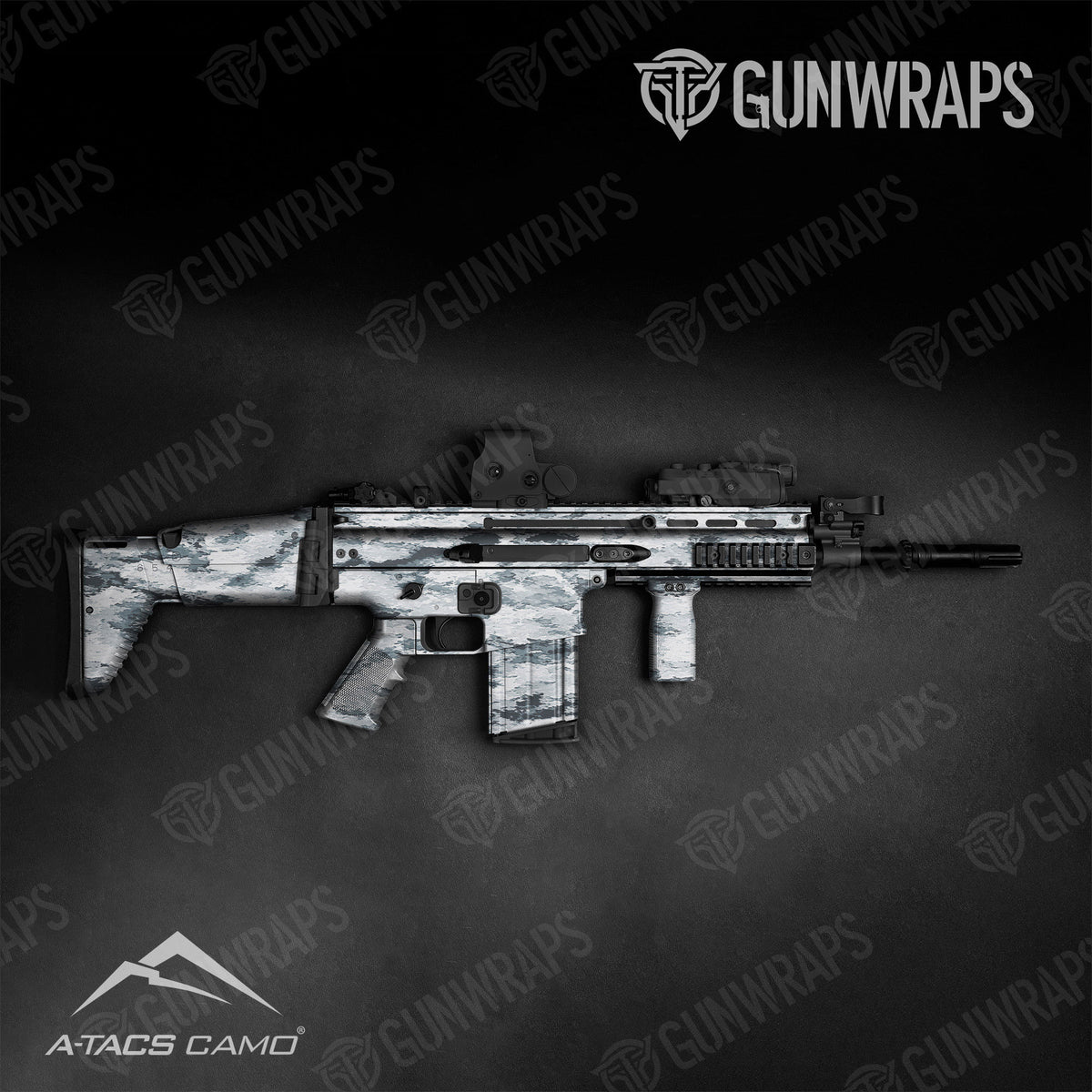 Tactical A-TACS Gun Skin Vinyl Wrap | GunWraps – GunWraps.com