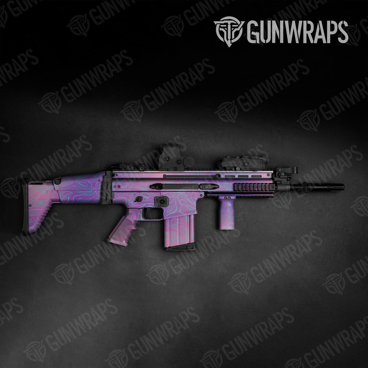 Tactical Damascus Gun Skin Vinyl Wrap | GunWraps – GunWraps.com