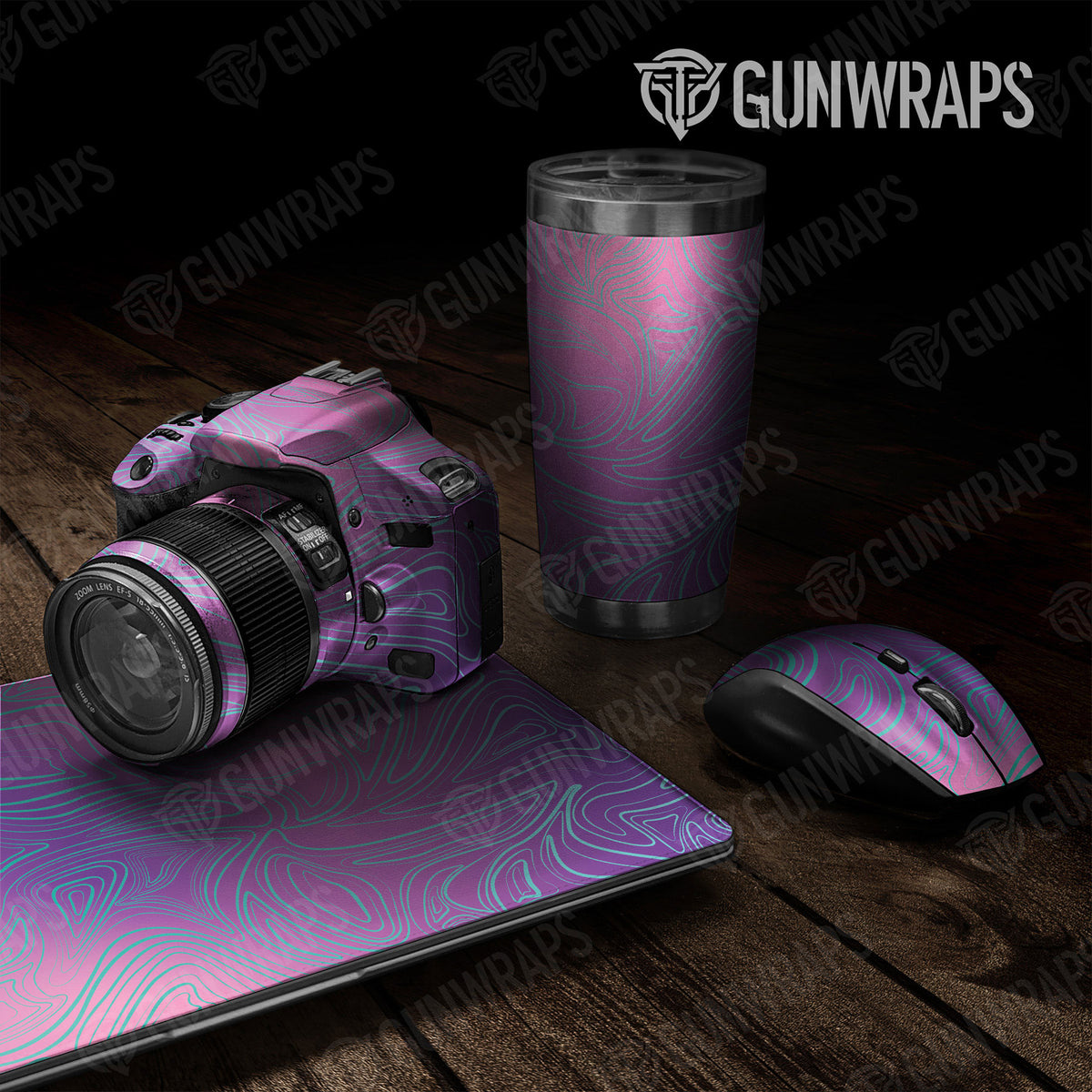 Universal Sheet Damascus Gear Skin Vinyl Wrap | GunWraps – GunWraps.com