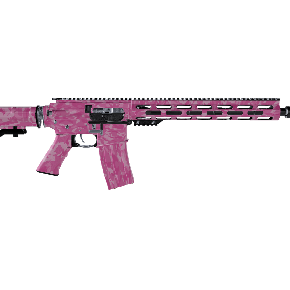 Erratic Elite Pink Camo Gun Wrap for AR 15 – GunWraps.com